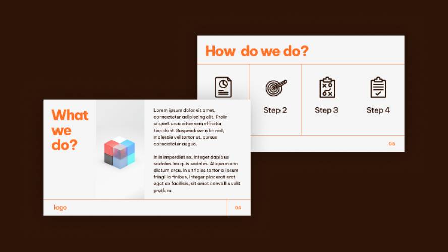 Simple Slides Figma Presentation Template UI4Free